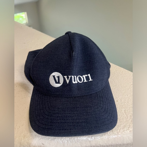 Vuori | Accessories | Vuori Logo Blue Adjustable Logo Baseball Hat ...